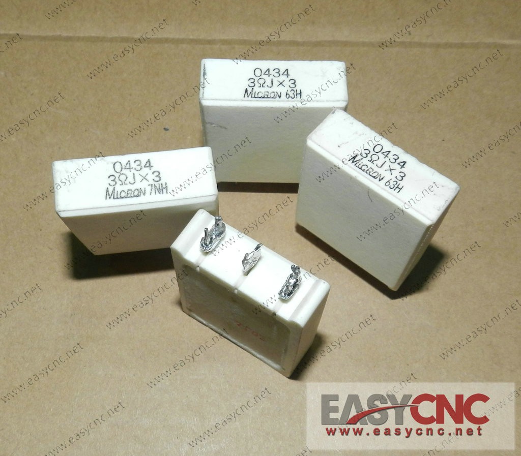 EASYCNC ONLINE SHOPPING A40L-0001-0434#R03ΩJx3 FANUC 0434 RESISTOR 3ΩJX3