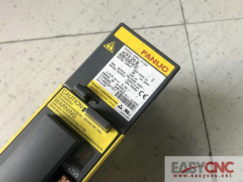 EASYCNC ONLINE SHOPPING A06B-6240-H103 FANUC Servo amplifier αiSV 20 used