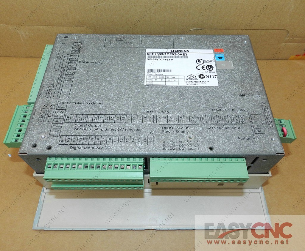EASYCNC ONLINE SHOPPING 6ES7633-1DF02-0AE3 SIEMENS SIMATIC C7-633 used