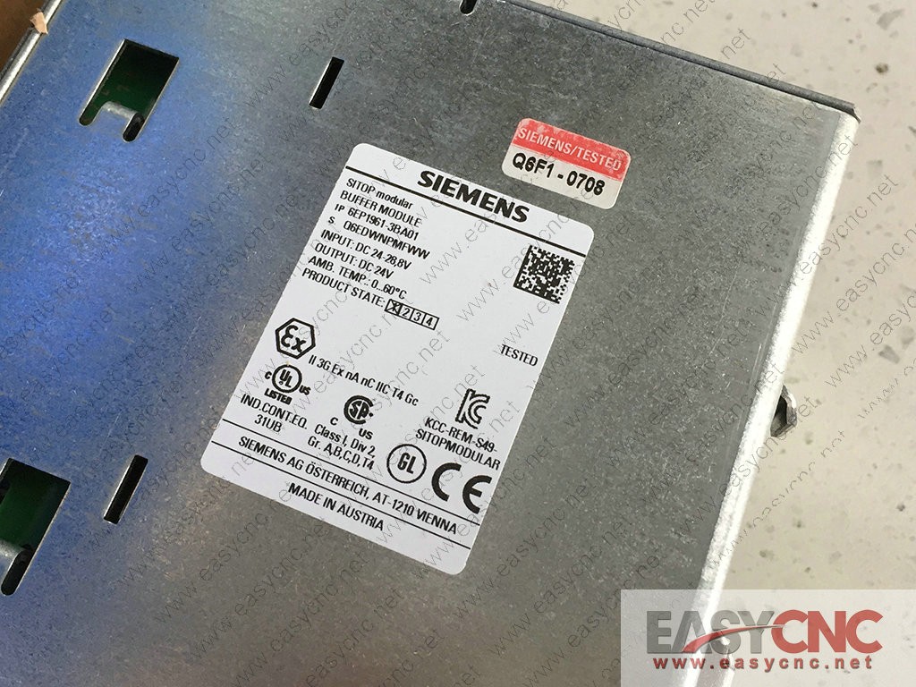 EASYCNC ONLINE SHOPPING 6EP1961-3BA01 Siemens sitop modular buffer module new