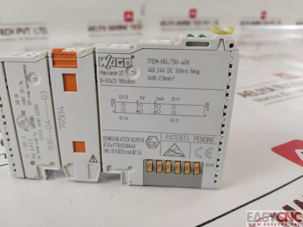 EASYCNC ONLINE SHOPPING WAGO 750-408 4-channel digital input USED