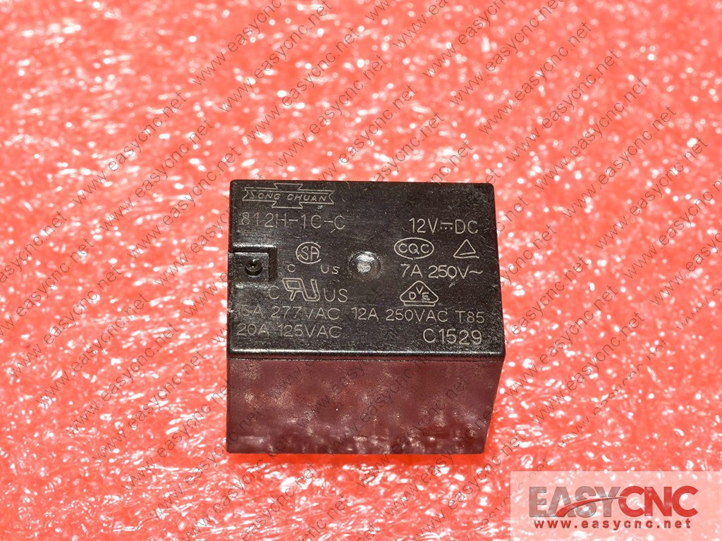EASYCNC ONLINE SHOPPING 812H-1C-C 12VDC Songchuan relay used