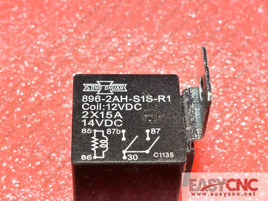 EASYCNC ONLINE SHOPPING 896-2AH-S1S-R1 12VDC Songchuan relay new