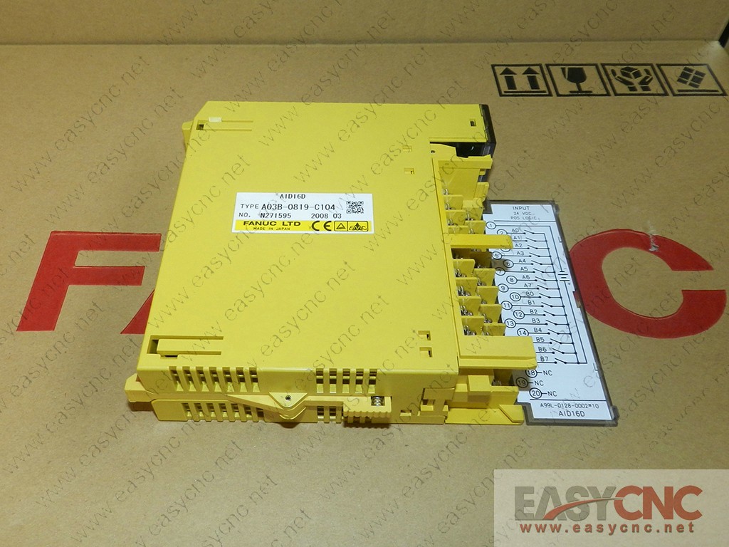 EASYCNC ONLINE SHOPPING A03B-0819-C104 AID16D Fanuc I/O module used