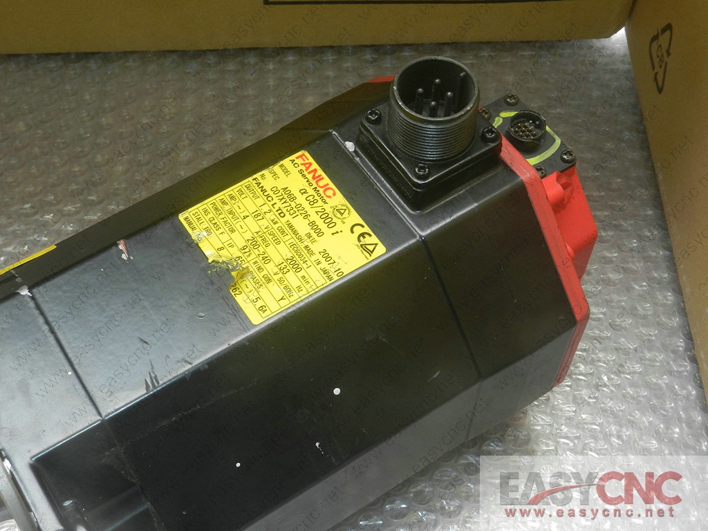 EASYCNC ONLINE SHOPPING A06B-0226-B000 Fanuc ac servo motor aic8/2000 used