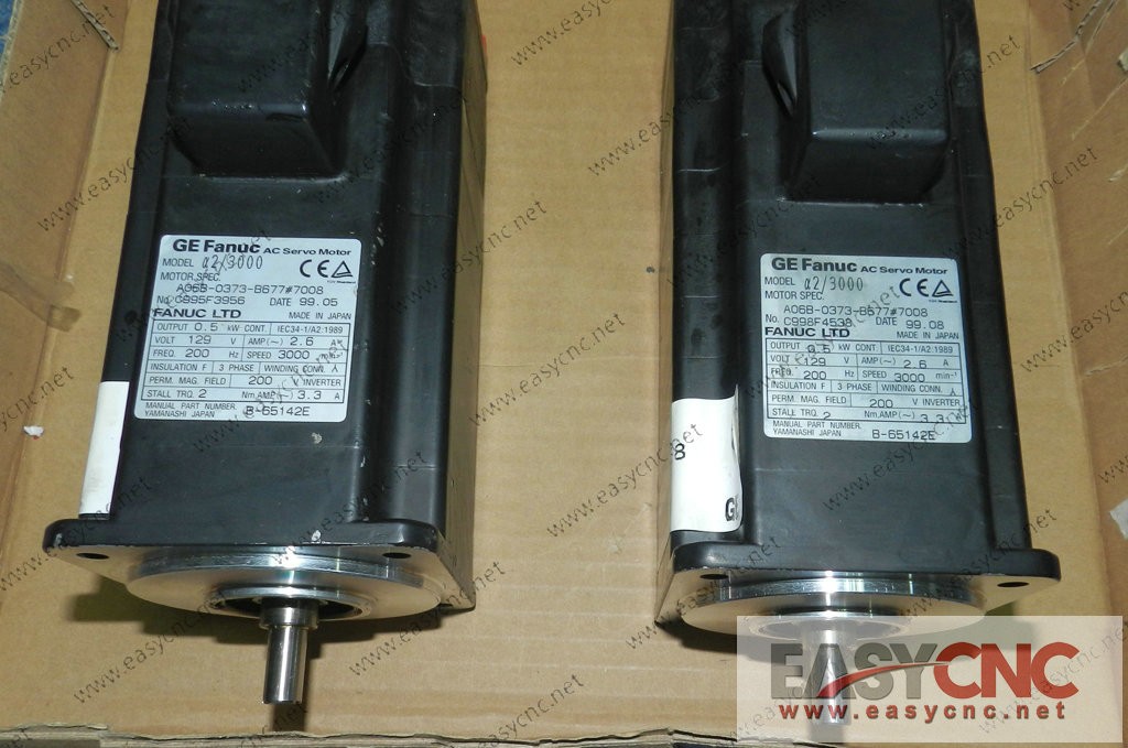 EASYCNC ONLINE SHOPPING A06B-0373-B677#7008 Fanuc Ac Servo A2/3000 Used