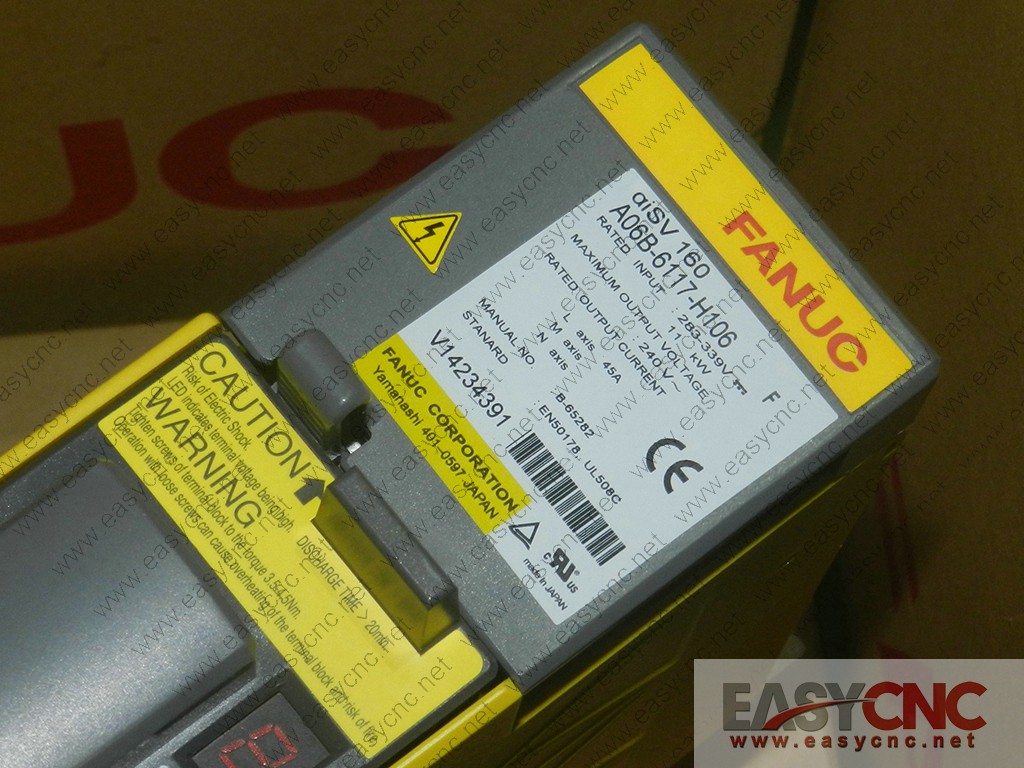 EASYCNC ONLINE SHOPPING A06B-6117-H106 Fanuc servo amplifier module aisv160 used