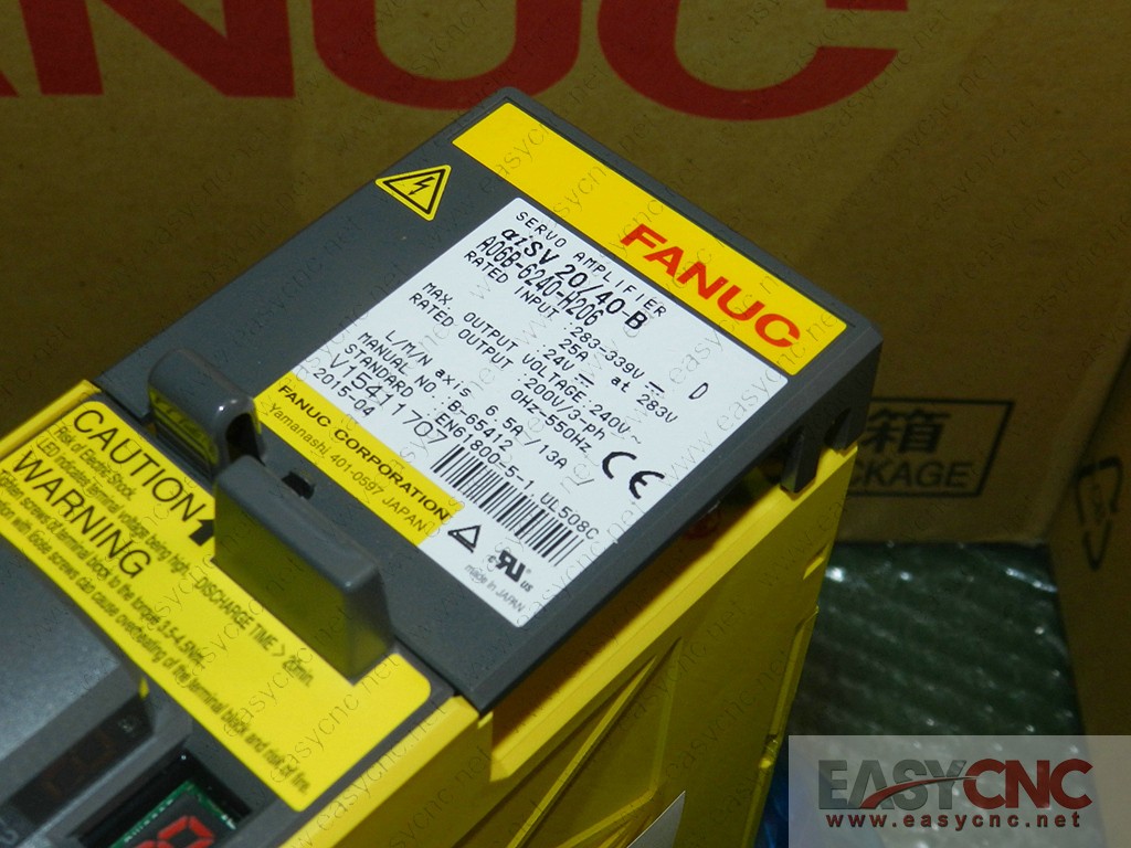EASYCNC ONLINE SHOPPING A06B-6240-H206 Fanuc servo amplifier aiSV 20/40-B new and original