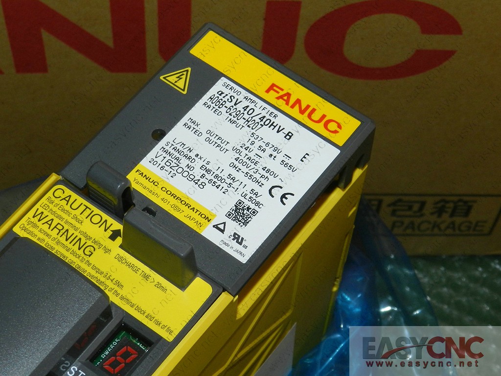 EASYCNC ONLINE SHOPPING A06B-6290-H207 Fanuc servo amplifier aiSV 40/40HV-B new and original