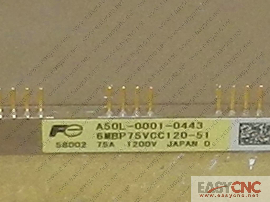 EASYCNC ONLINE SHOPPING A50L-0001-0443 6MBP75VCC120-51 Fuji IGBT used