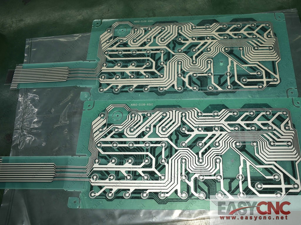 EASYCNC ONLINE SHOPPING A860-0106-X001 Fanuc membrane keysheet new