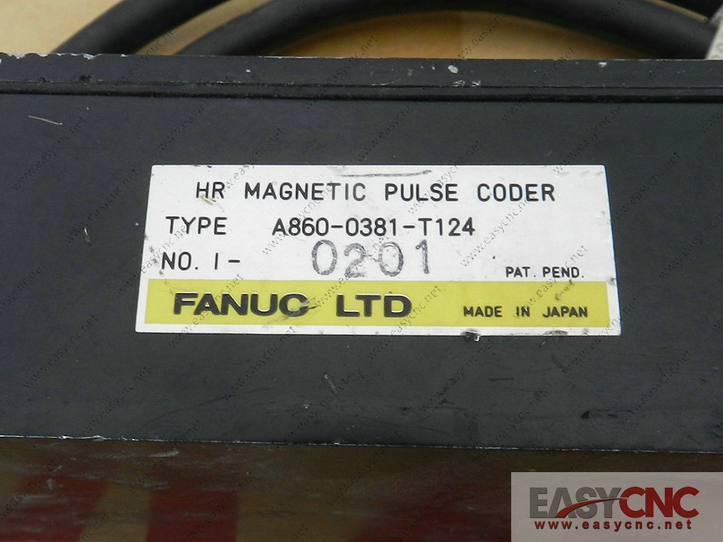EASYCNC ONLINE SHOPPING A860-0381-T124 Fanuc Hr Magentic Pulse Coder Used