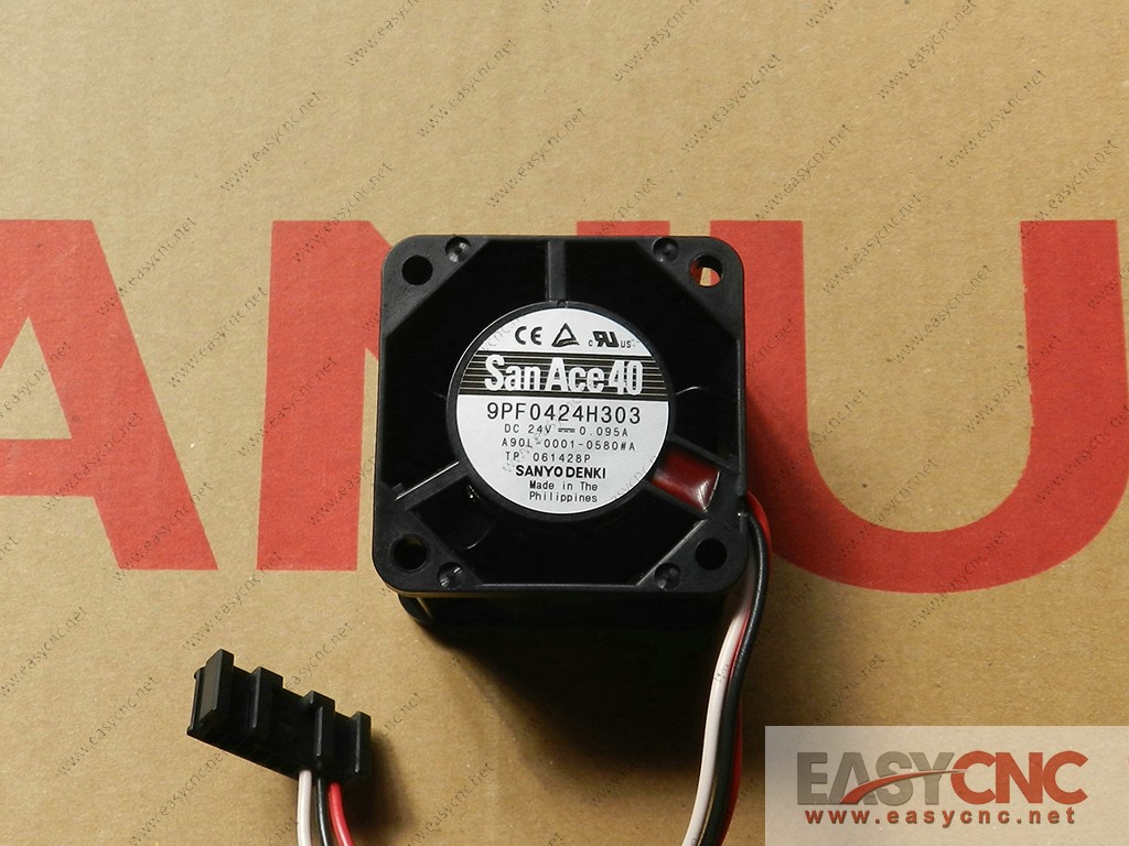 EASYCNC ONLINE SHOPPING A90L-0001-0580#A 9PF0424H303 Sanyo fan 24vdc 0 ...