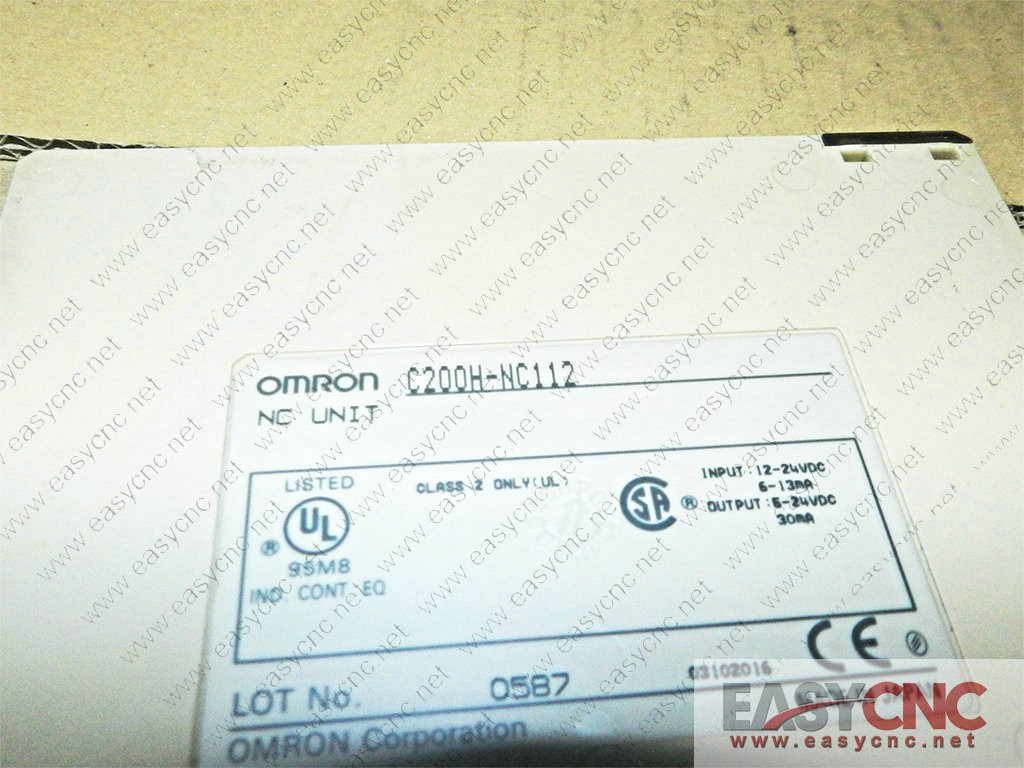 EASYCNC ONLINE SHOPPING C200H-NC112 OMRON NC UNIT USED