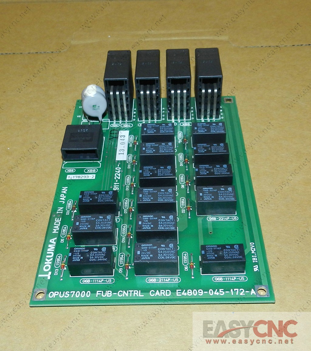EASYCNC ONLINE SHOPPING E4809-045-172-A OKUMA OPUS7000 FUB-CNTRL CARD