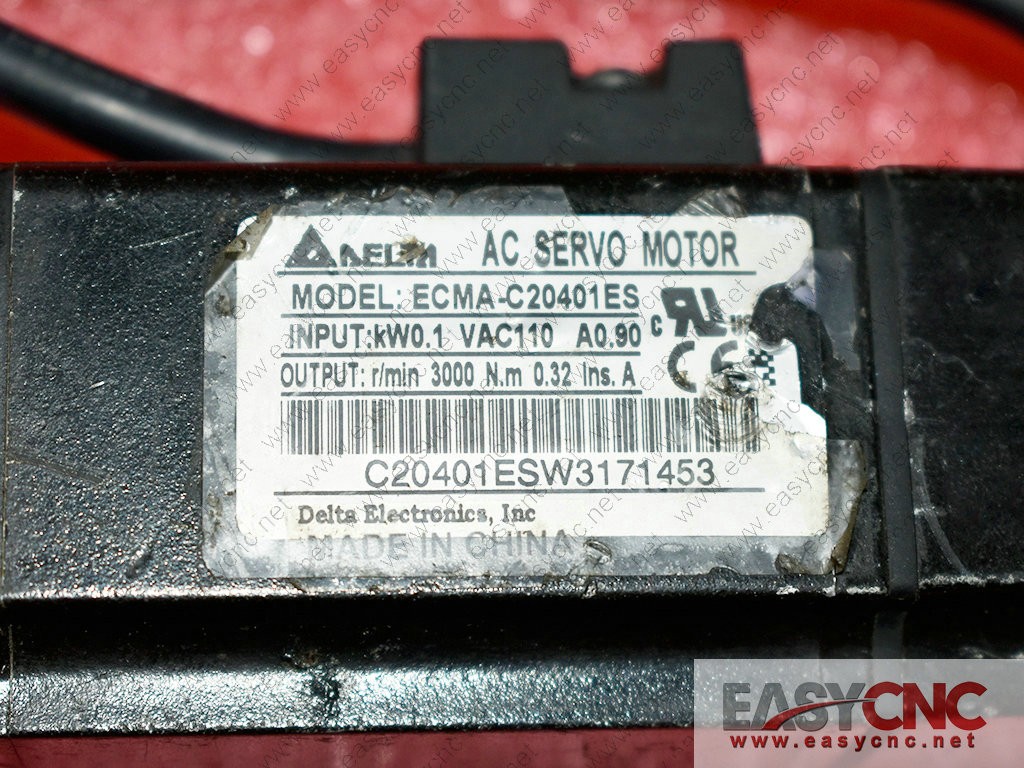EASYCNC ONLINE SHOPPING ECMA-C20401ES Delta ac servo motor used