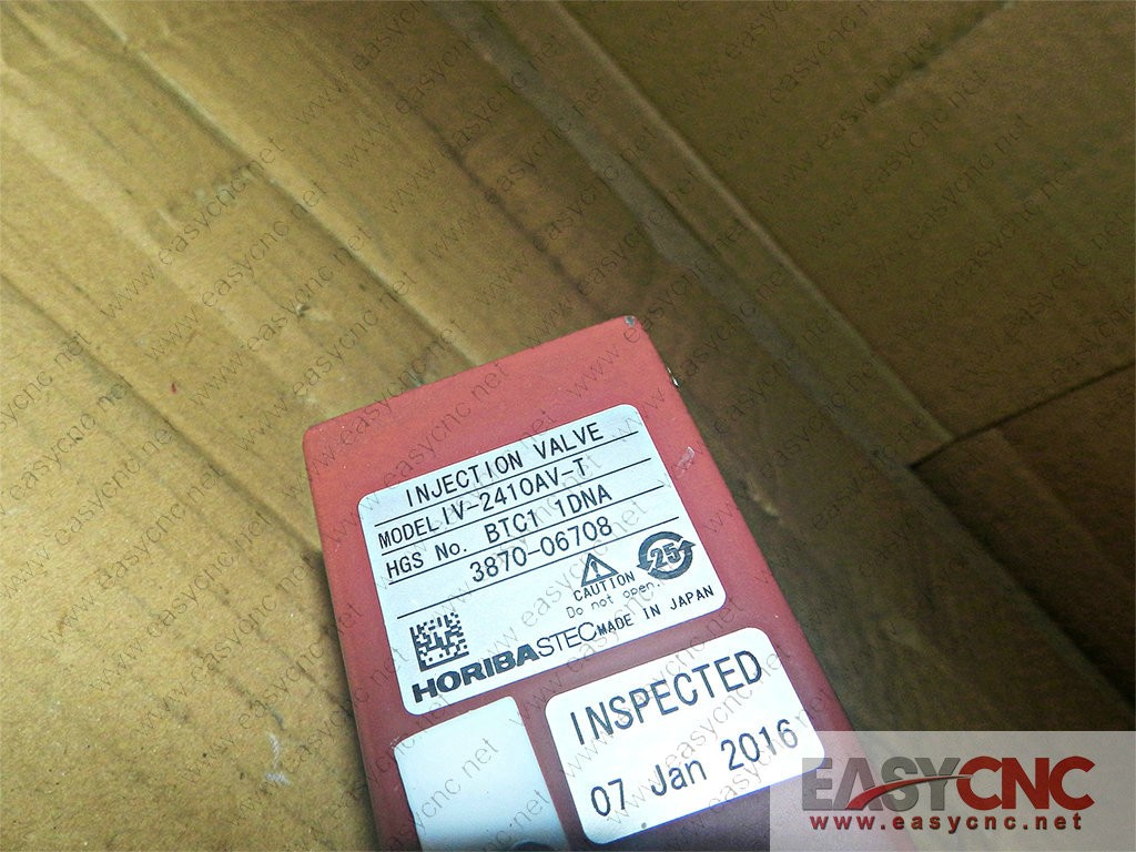 EASYCNC ONLINE SHOPPING IV-2410AV-T HORIBA STEC INJECTION VAVLE USED