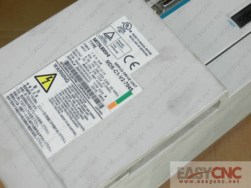 EASYCNC ONLINE SHOPPING MDS-C1-V2-7045 Mitsubishi servo driver used
