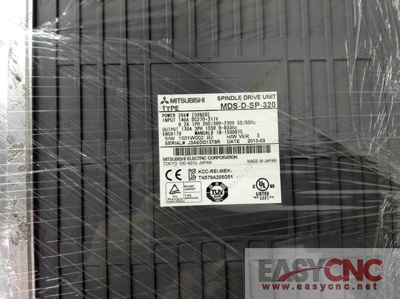 EASYCNC ONLINE SHOPPING MDS-D-SP-320 Mitsubishi Spindle Drive Unit Used