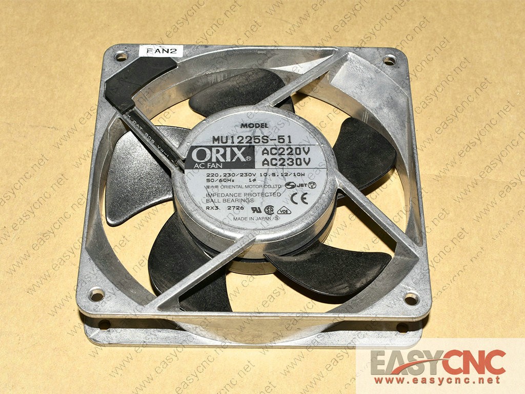 EASYCNC ONLINE SHOPPING MU1225S-51 Orix fan used