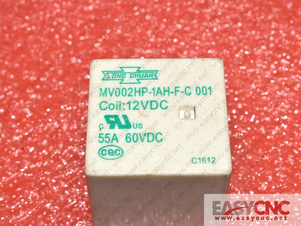 EASYCNC ONLINE SHOPPING MV002-1AH-F-C 001 12VDC Songchuan relay used
