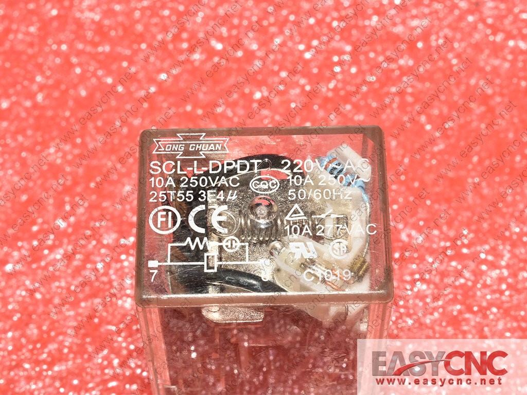 EASYCNC ONLINE SHOPPING SCL-L-DPDT 220VAC Songchuan relay used