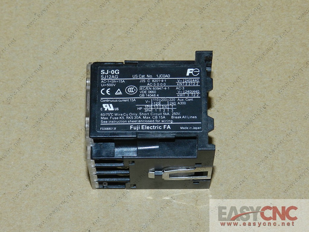 EASYCNC ONLINE SHOPPING SJ-0G SJ12AG Fuji Contactor New and original