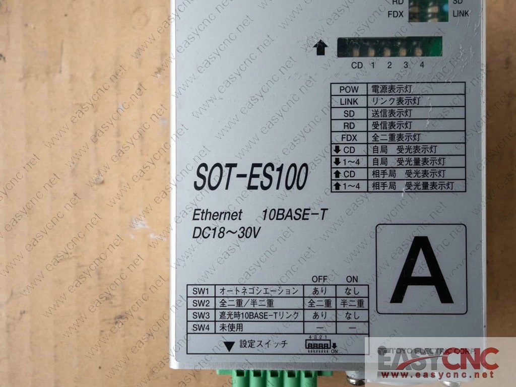 EASYCNC ONLINE SHOPPING SOT-ES100 Toyo ethernet 10base-t used