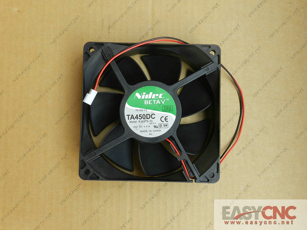 EASYCNC ONLINE SHOPPING TA450DC B34978-55 Nidec fan 24vdc 0.41a 120*120 ...