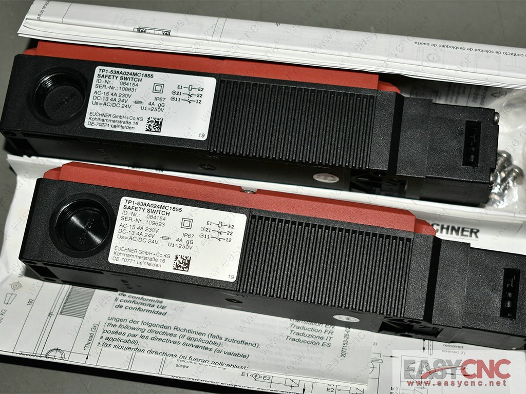 EASYCNC ONLINE SHOPPING TP1-538A024MC1855 Euchner Safety Switch New