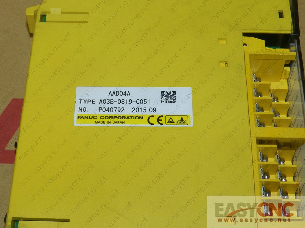 EASYCNC ONLINE SHOPPING A03B-0819-C051 AAD04A Fanuc I/O module used