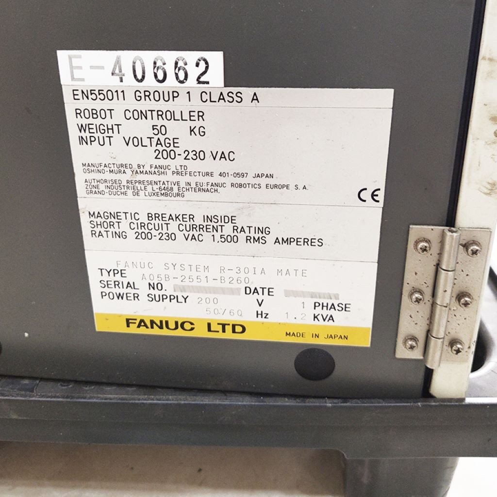 EASYCNC ONLINE SHOPPING A05B-2551-B260 Fanuc System R-30IA Mate Robot ...