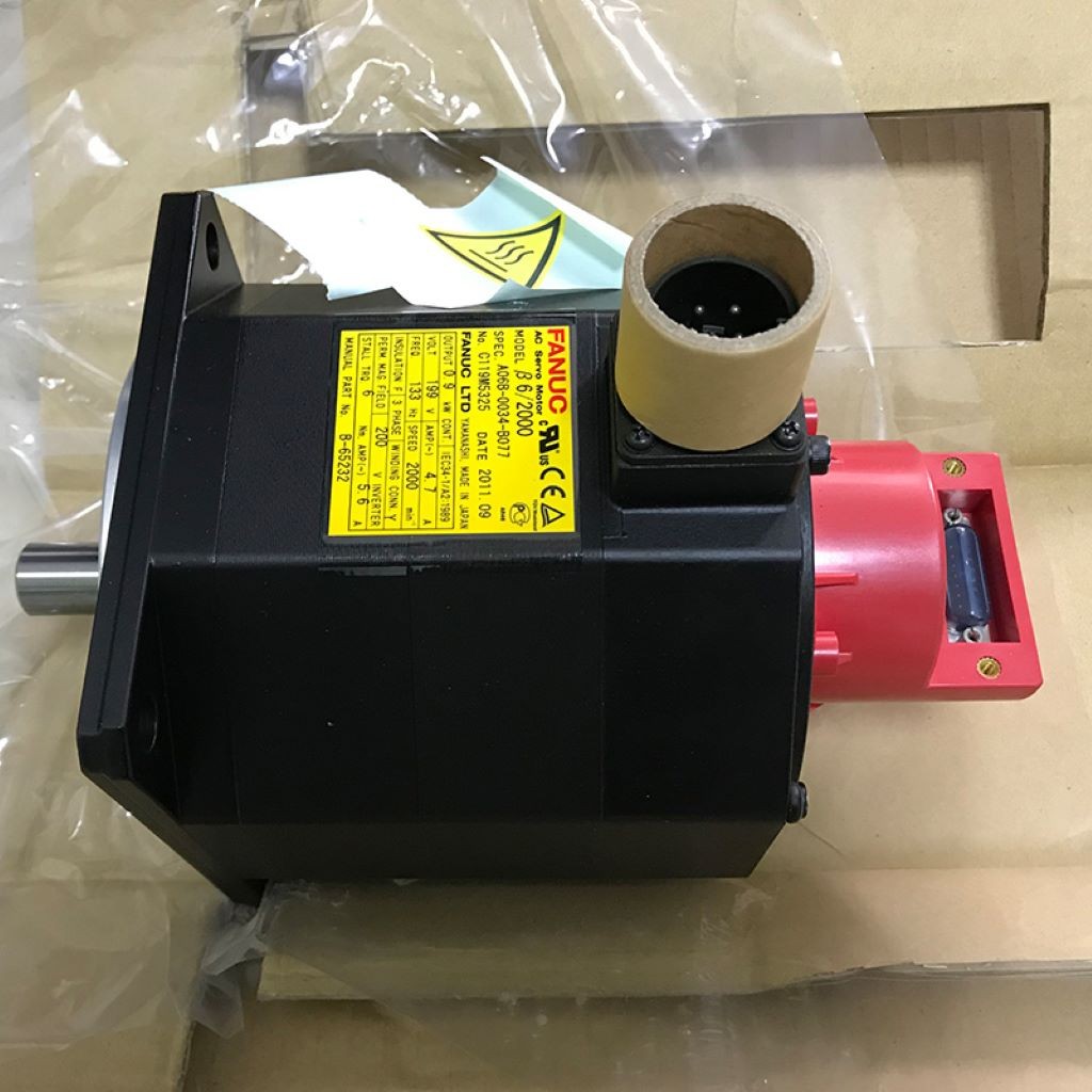 EASYCNC ONLINE SHOPPING A06B-0034-B077 Fanuc AC Servo Motor B6/2000 New And Original