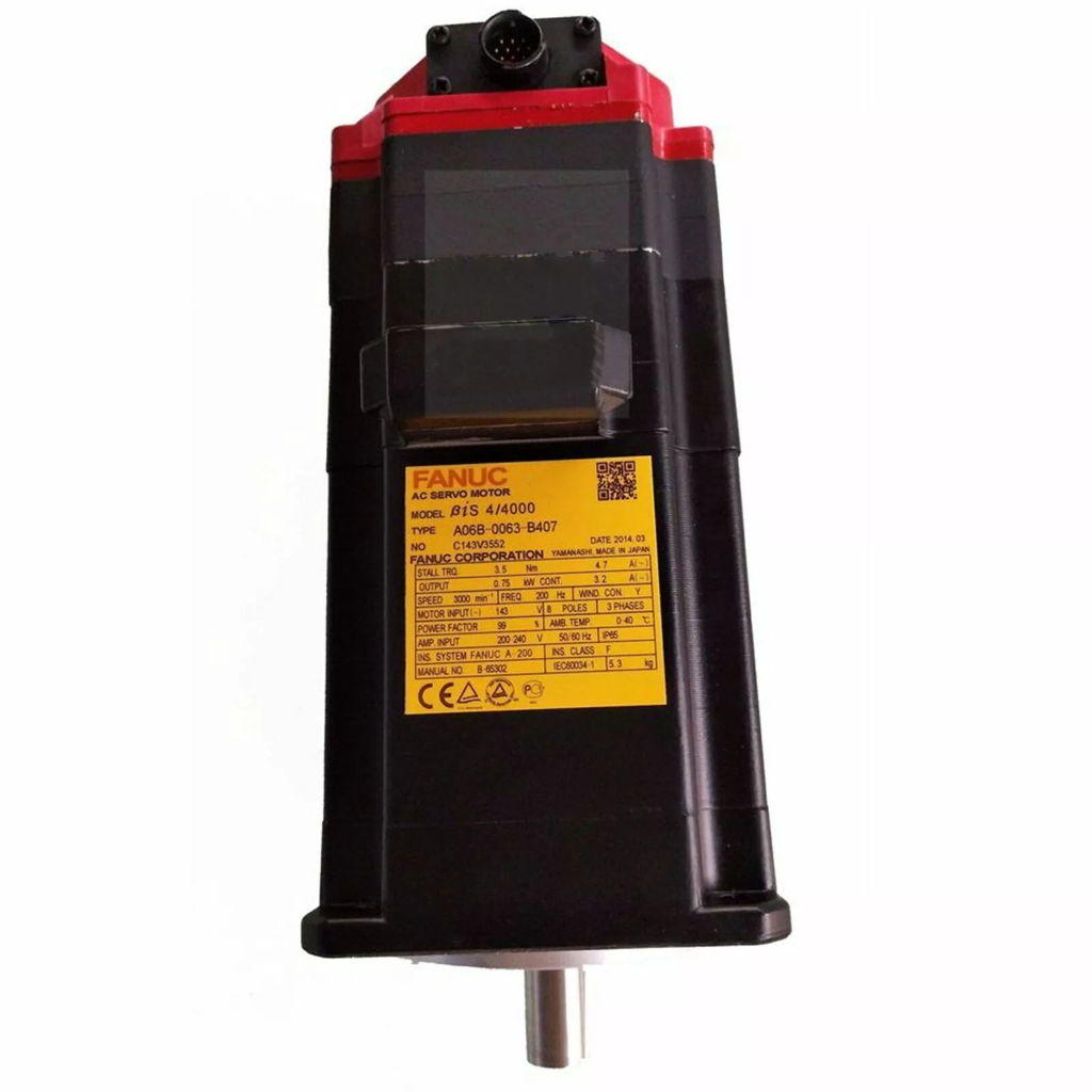 EASYCNC ONLINE SHOPPING A06B-0063-B407 Fanuc AC Servo Motor BiS 4/4000 Used