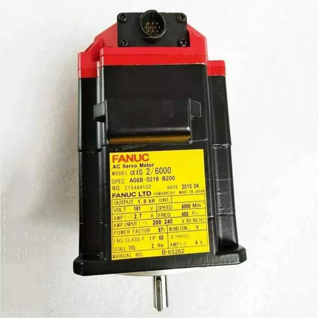 EASYCNC ONLINE SHOPPING A06B-0218-B200 Fanuc AC Servo Motor aiS 2/6000 Used