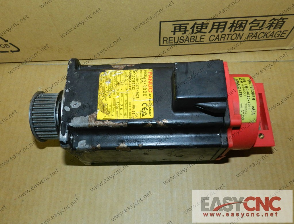 EASYCNC ONLINE SHOPPING A06B-0373-B076 FANUC AC Servo Motor a2/3000 Used
