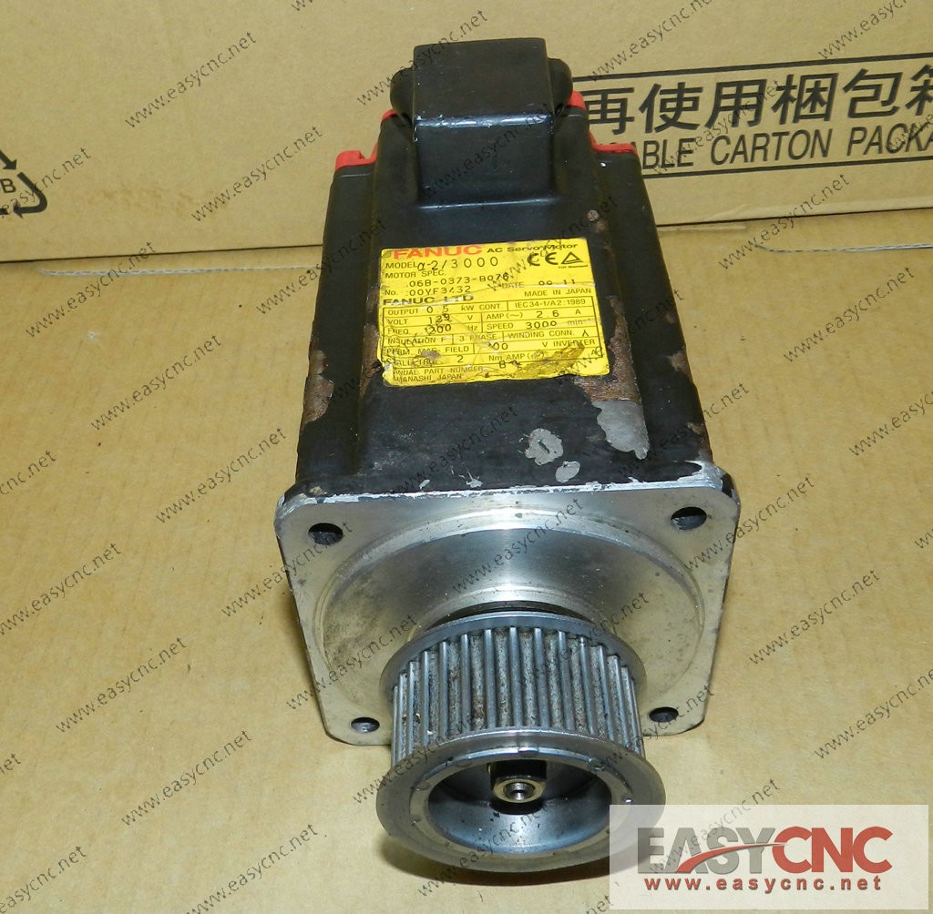EASYCNC ONLINE SHOPPING A06B-0373-B076 FANUC AC Servo Motor a2/3000 Used