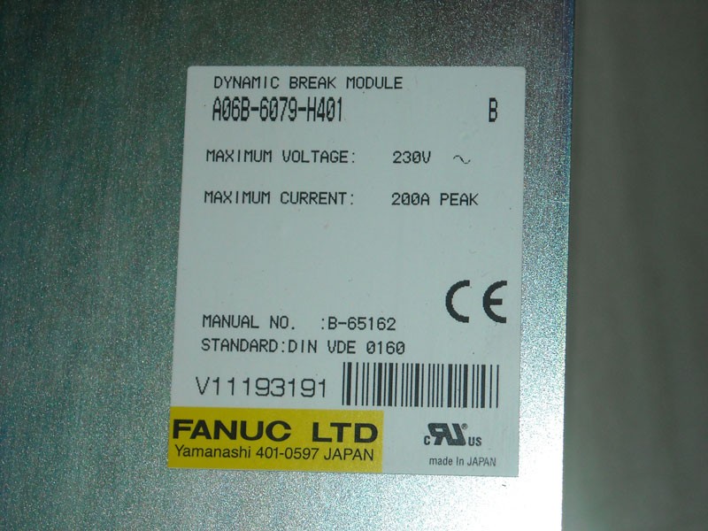 EASYCNC ONLINE SHOPPING A06B-6079-H401 Fanuc dynamic break module new