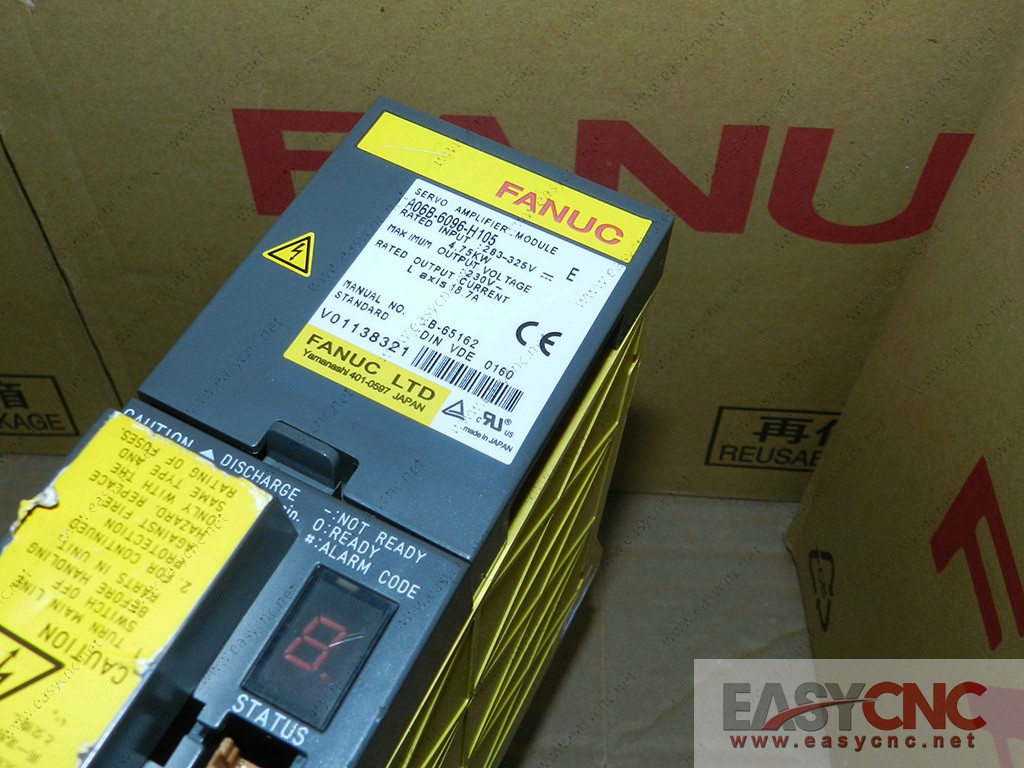 EASYCNC ONLINE SHOPPING A06B-6096-H105 Fanuc servo amplifier module fssb SVM1-80 used