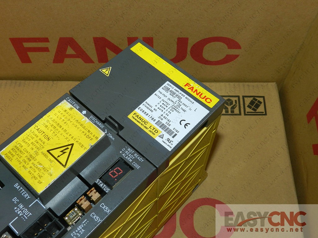 EASYCNC ONLINE SHOPPING A06B-6096-H303 Fanuc servo amplifier module fssb SVM3-12/20/20 used