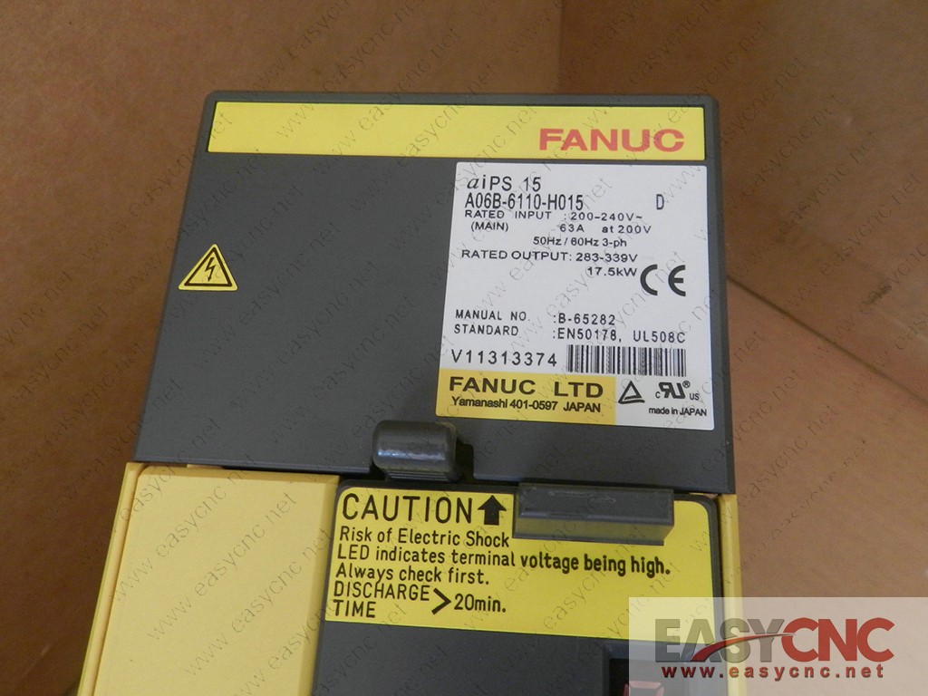 EASYCNC ONLINE SHOPPING A06B-6110-H015 Fanuc power supply module aiPS ...