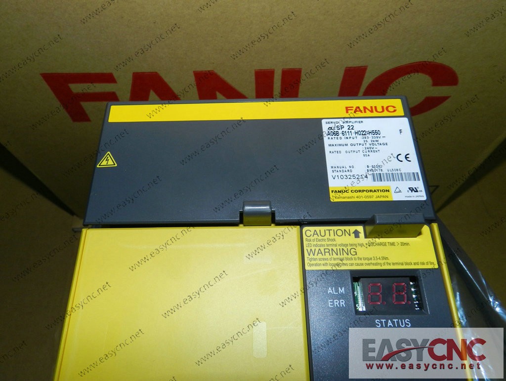 EASYCNC ONLINE SHOPPING A06B-6111-H022#H550 ai SP22 Fanuc Servo Amplifier Module