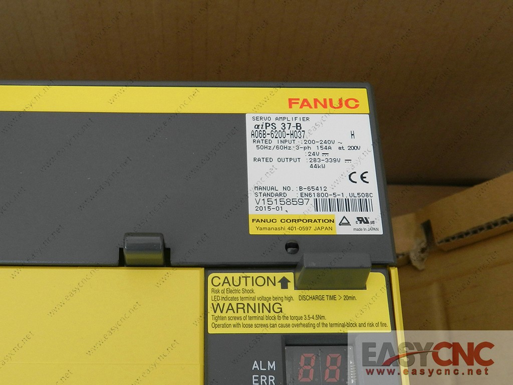 EASYCNC ONLINE SHOPPING A06B-6200-H037 Fanuc power supply module aiPS 37-B new and original