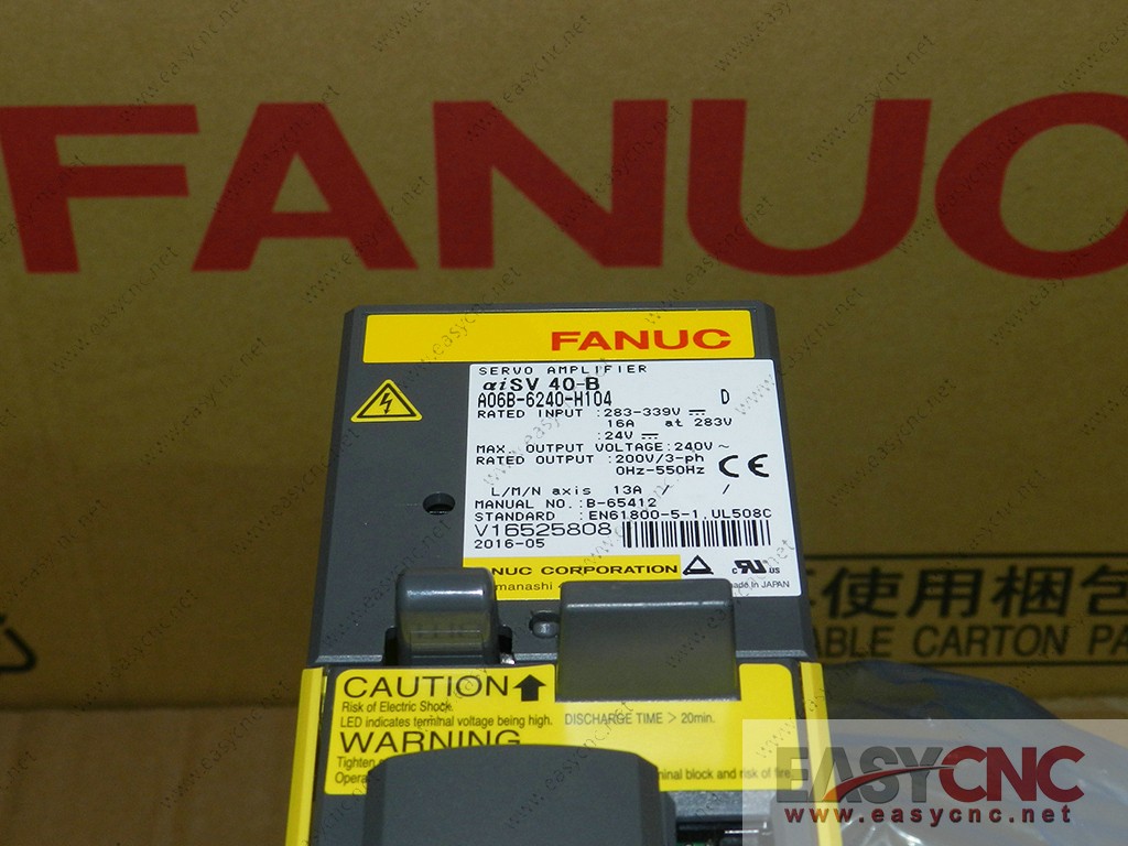 EASYCNC ONLINE SHOPPING A06B-6240-H104 Fanuc Servo Amplifier aiSV 40 New And Original