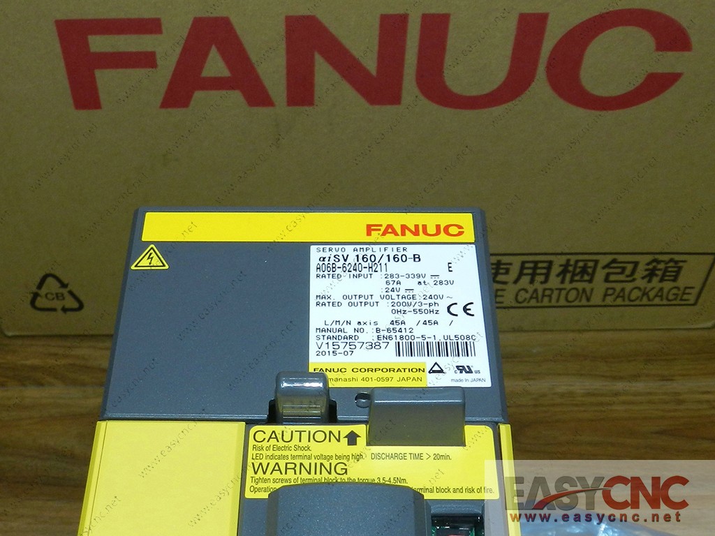 EASYCNC ONLINE SHOPPING A06B-6240-H211 Fanuc servo amplifier module ...