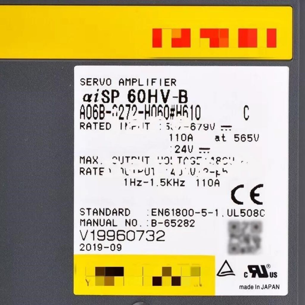 EASYCNC ONLINE SHOPPING A06B-6272-H060#H610 Fanuc Servo Amplifier Module aiSP 60HV-B Used