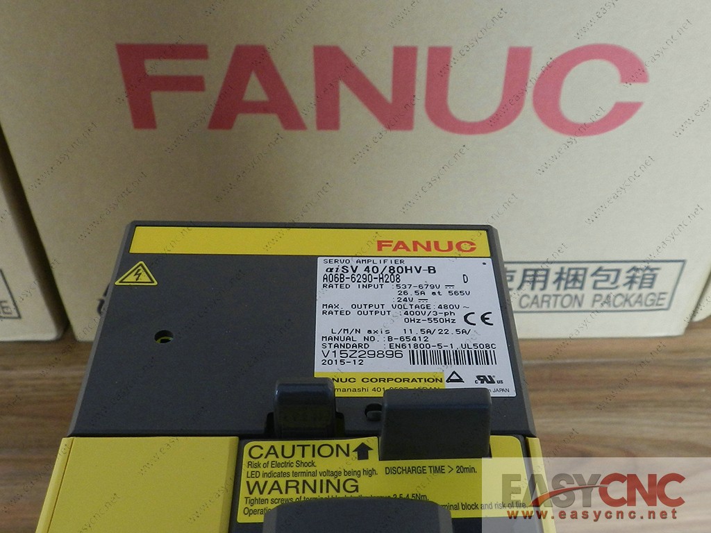 EASYCNC ONLINE SHOPPING A06B-6290-H208 Fanuc servo amplifier module aiSV 40/80HV-B new and original