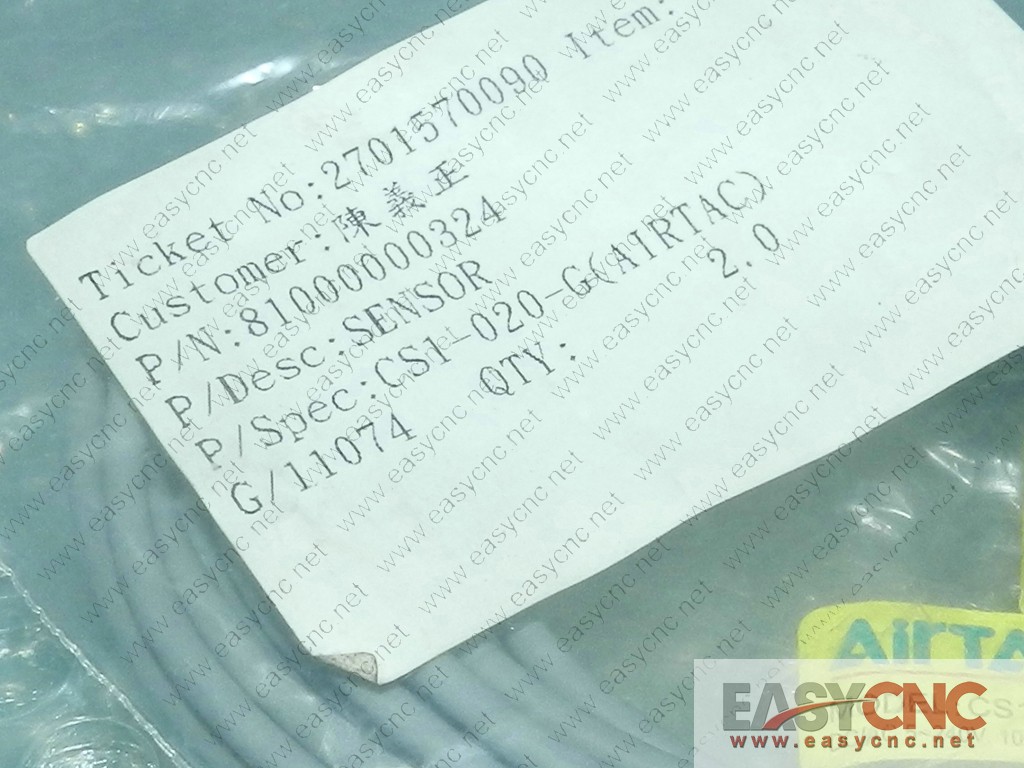 EASYCNC ONLINE SHOPPING CS1-020-G Airtec sensor new