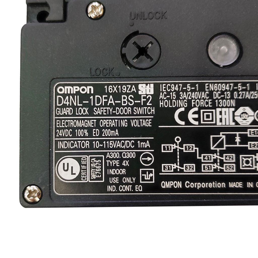 EASYCNC ONLINE SHOPPING D4NL-1DFA-BS-F2 OMRON Guard Lock Safety Door ...