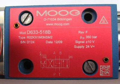 EASYCNC ONLINE SHOPPING D633-518B Moog Direct Drive Servo Valve New and ...